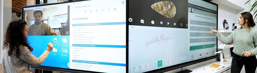Focus sur le Multi-windows de l'écran interactif SuperGlass 2 - Speechi